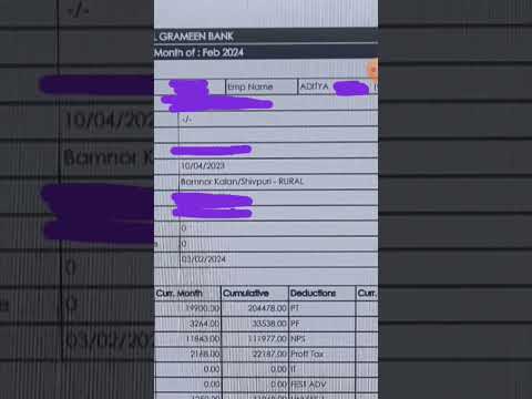RRB CLERK LATEST SALARY SLIP🤑 OF ONE OF OUR SUBSCRIBERS(FEB 2024) #rrbclerk #salaryslip #shorts