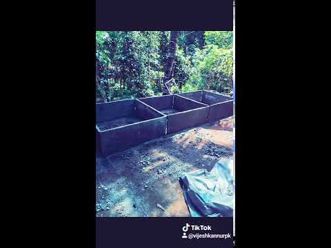 How to make a low cost cement tank for fishes