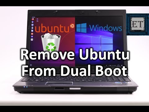 How to Remove Linux (Ubuntu) From Dual Boot in Windows 10