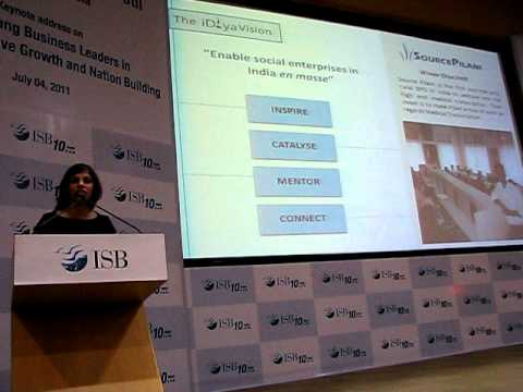 iDiya presentation at ISB Punita Mittal