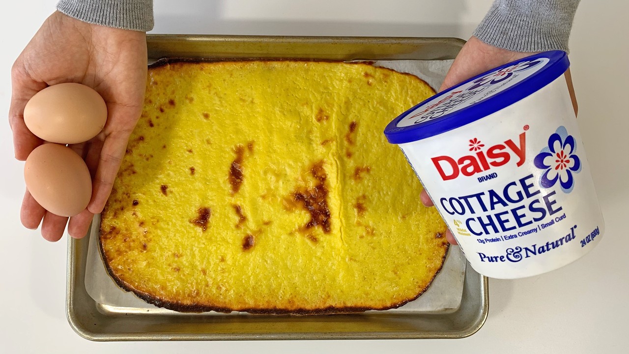 How to make Cottage Cheese Flatbread - Only 2 Ingredients - Keto - Carnivore Diet