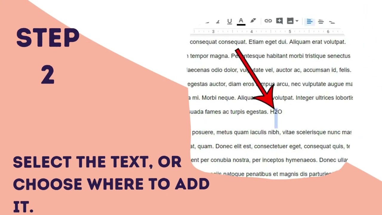 How to Do Subscript in Google Docs