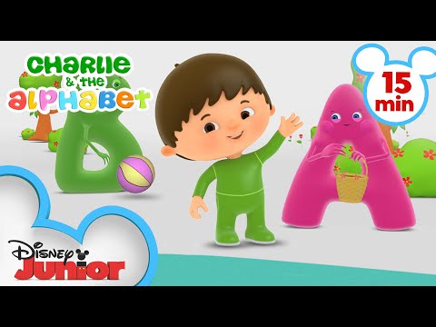 Charlie Meets the Letters A, B, & C | Kids Songs and Nursery Rhymes | @disneyjr