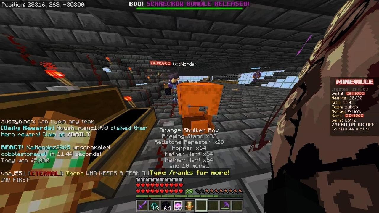almost losing an elytra to a glitch...