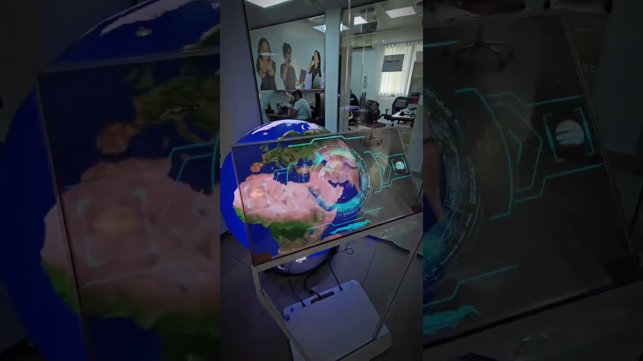 Next-Gen LED Globe with Interactive OLED Screen | Futuristic Event Tech 2025  #eventinnovation