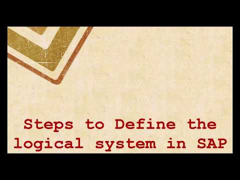 How to Assign Logical System to a Client in SALE Transaction Code