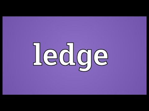 Ledge Meaning