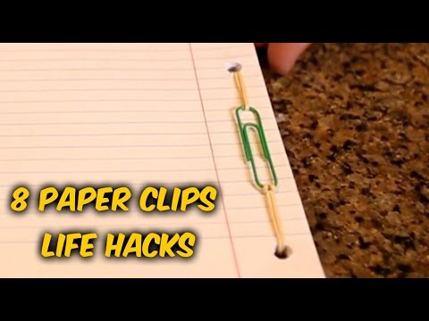 New Ways to Use Paper Clips — Paper Clip Hacks