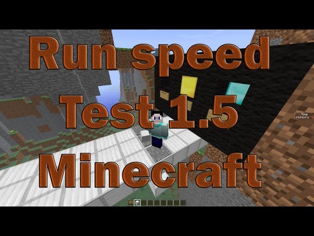 Minecraft 13w06a Run speed Test Prototype Minecraft Map