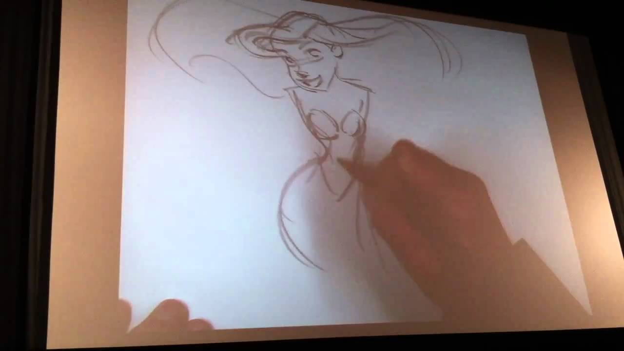 Glen Keane Draws Ariel!