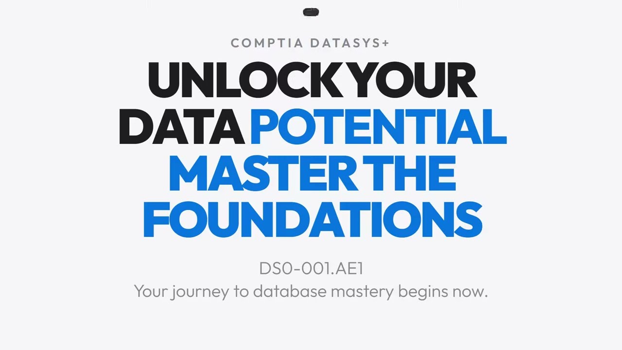 CompTIA DataSys+ DS0-001 complete study guide for beginners