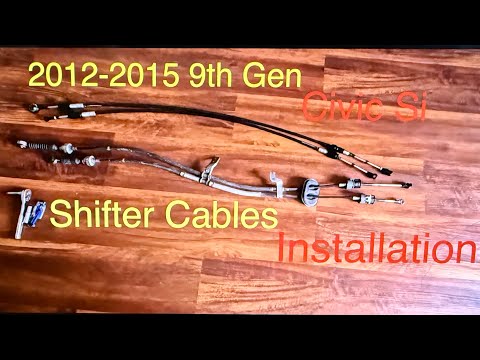 9th Gen Honda Civic Hybrid Racing Shifter Cables Installation