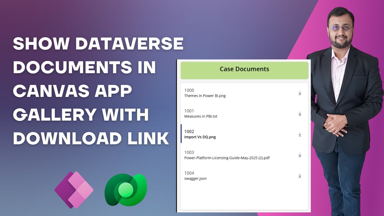 PowerApps: Easy Guide to Download Dataverse Files from Gallery