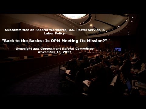 "Back to the Basics: Is OPM Meeting Its Mission?" Panel 1