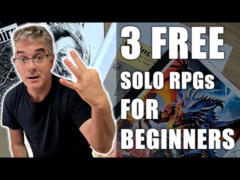 Start Solo RPG with these 3 FREE rpgs for beginners!! These won't break the bank!