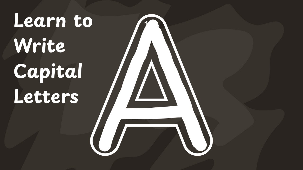 Learn How to Write Capital Letters ABCD | Letter Formation Song for Kids |  Uppercase Letters