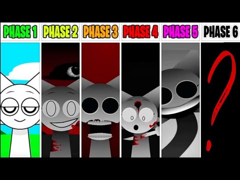 ALL PHASES in Incredibox Sprunki | From 1 to 6 ph. | SPECIAL MOD