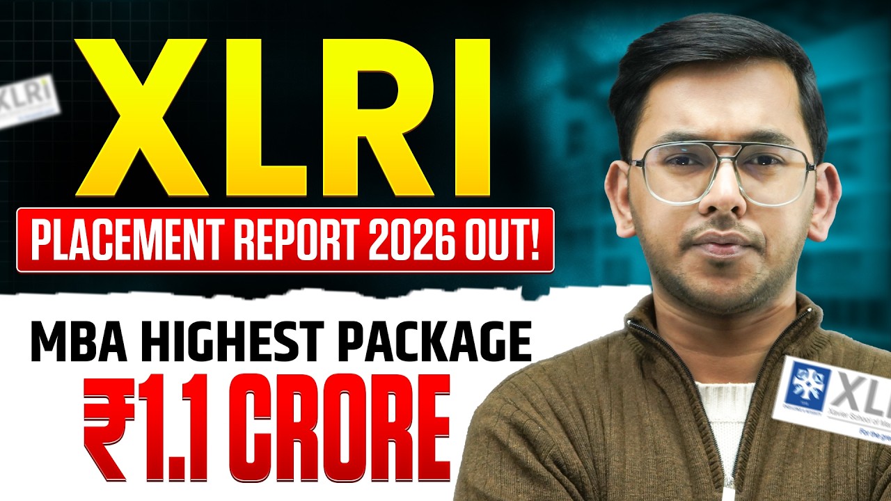 ₹1.1 Crore MBA Package 😱 | XLRI Placement Report 2026 Breakdown!