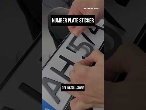 Licence plate sticker foR IND