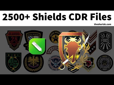 2500+ Shields Logo Templates Download In CDR Files |Sheri Sk|