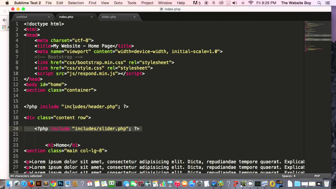 Advance Bootstrap Tutorial With PHP #16  Creating a Dynamic Slider In Bootstrap with PHP