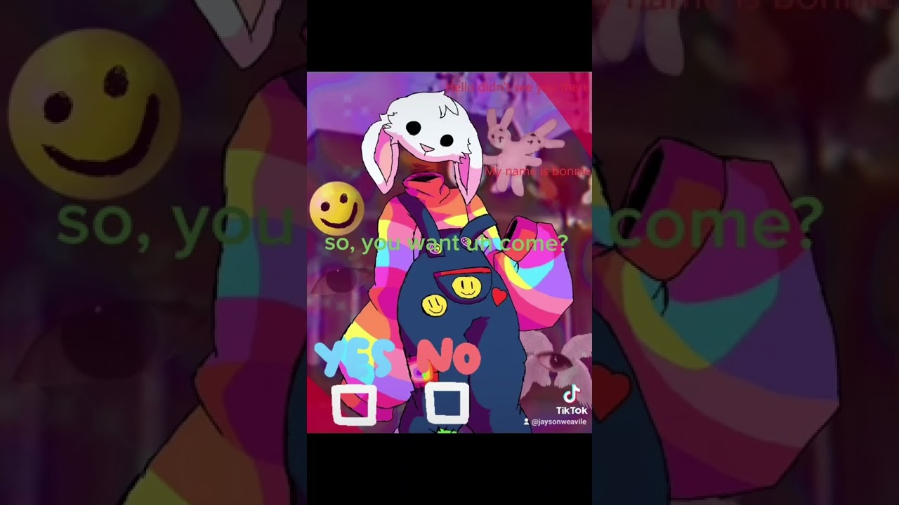 my oc bonnie [dreamcore and weirdcore and oddcore playlist is coming soon.]  #weirdcore #dreamcore