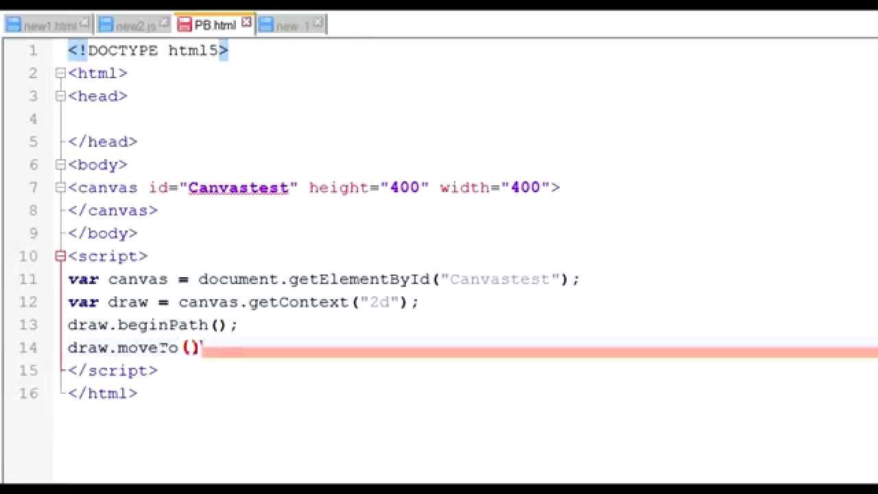 CoderDojo Code Training Video- HTML5 Canvas