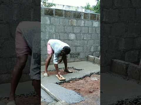 PCC concrete flooring #youtubeshorts #shorts