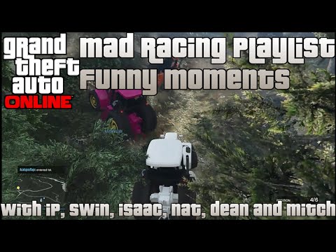 GTA Online Funny Moments 2 - Mad Racing Moments with IP Benzo