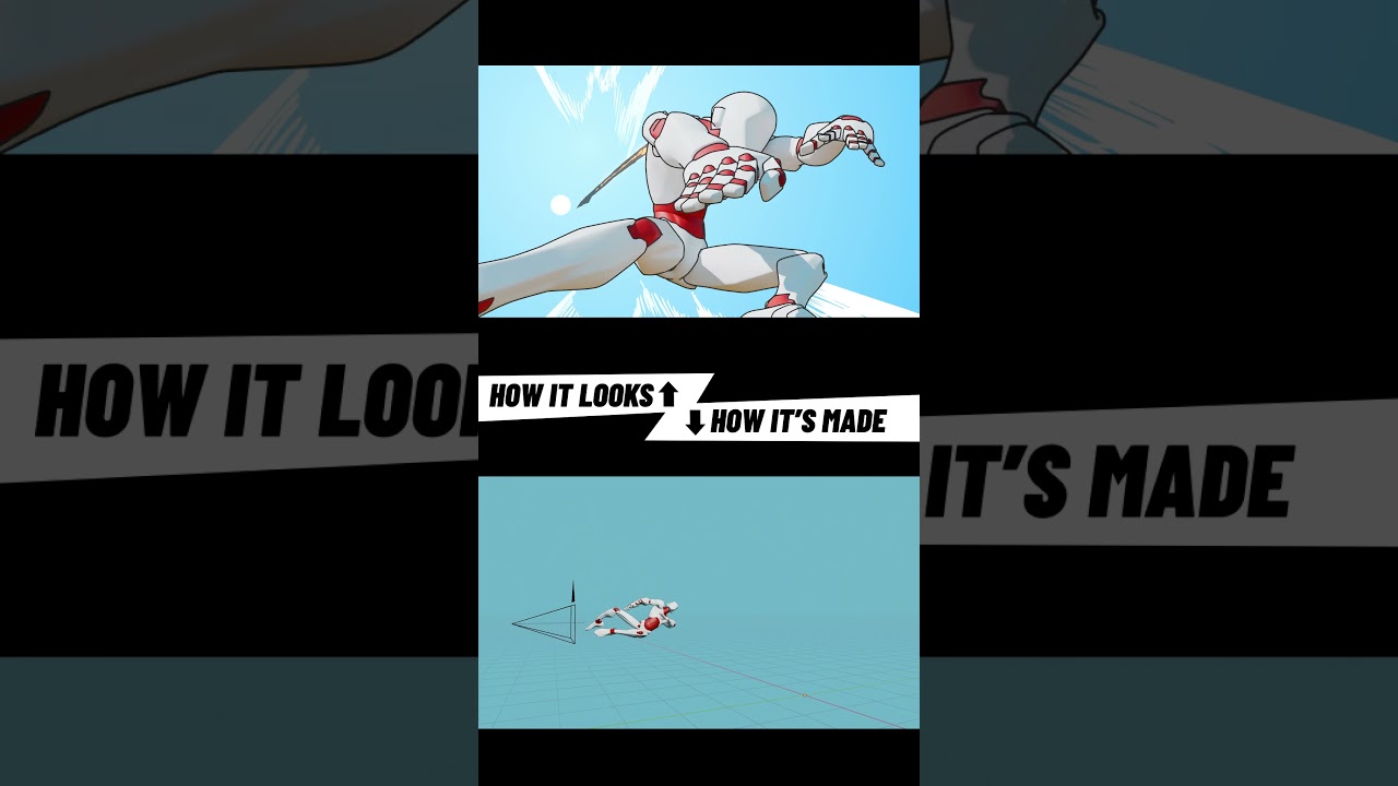 💥Animating 3D with a 2D style