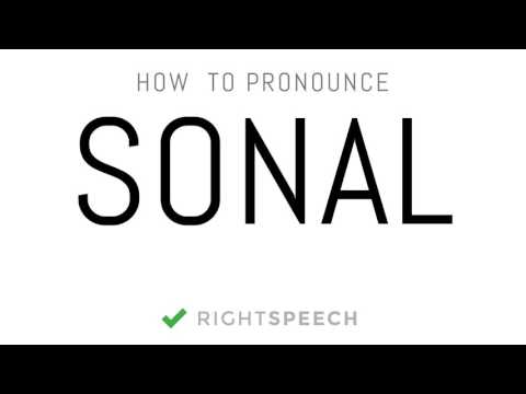Sonal - How to pronounce Sonal - Indian Girl Name