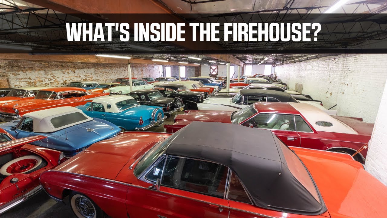 Massive Car Collection Emerges After 40 Years in a Firehouse, Includes ...
