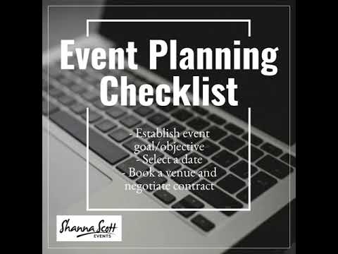 Event Planning Checklist