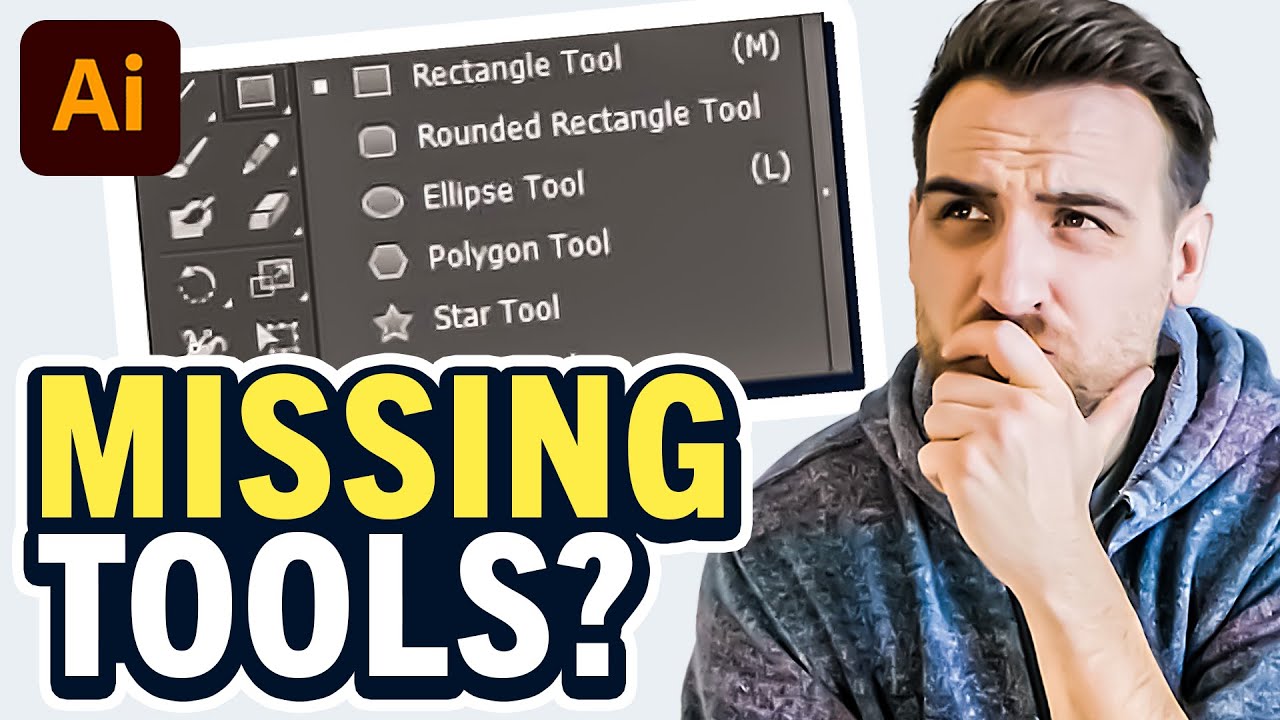 Where Are Missing Tools in Illustrator?