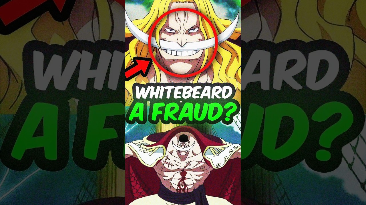 Is Whitebeard a Fraud in One Piece? #onepiece #onepiecemangaspoiler
