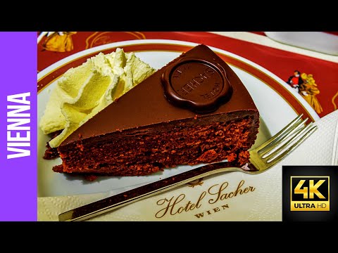 Austrian Cake Sacher torte | IS CAFE SACHER PRICE WORTH IT? | Vienna 4K
