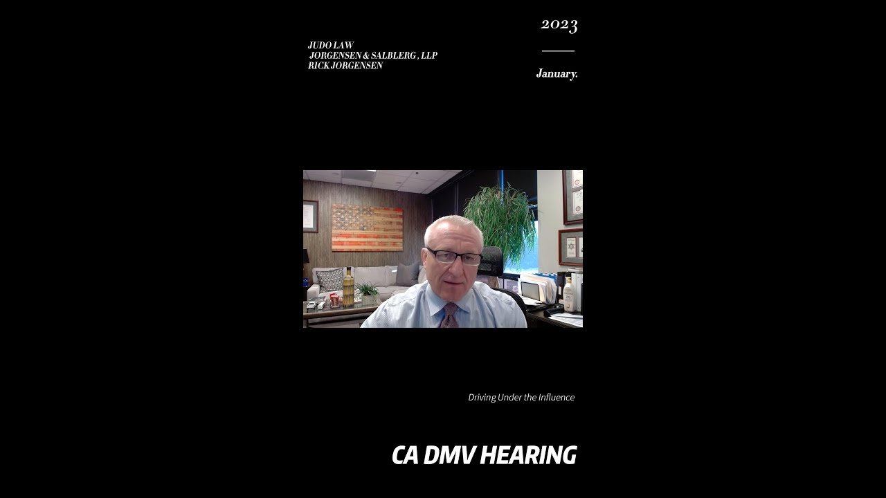 ACTUAL DMV DUI HEARING