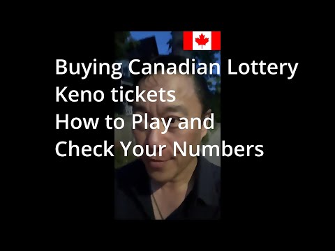 Buying Canadian Lottery-Keno and How to play it and how to check it and Pick 3 and4 #Canada
