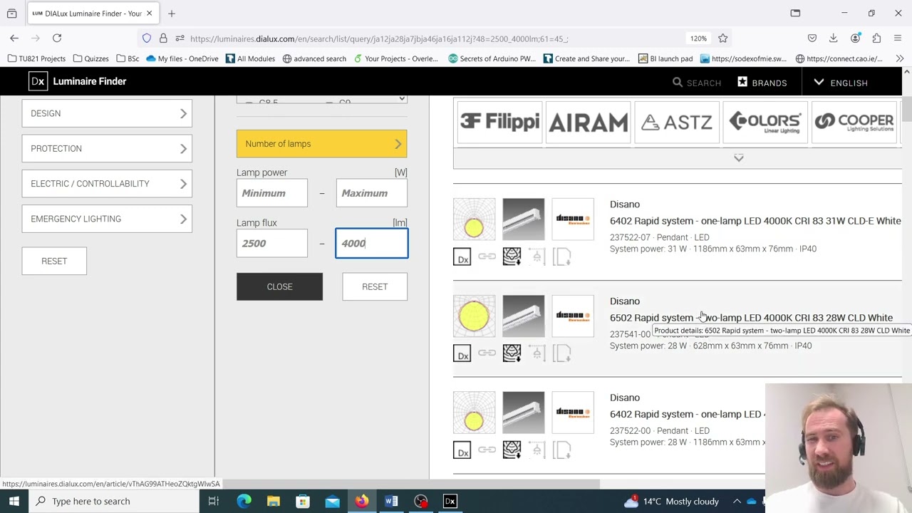 Basic lumen method in DIALux evo