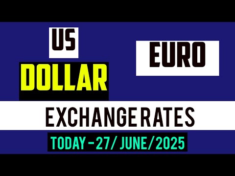 US DOLLAR TO EURO EXCHANGE RATES TODAY 27 JUNE 2025 Paypal Euro to Dollar trading conversion