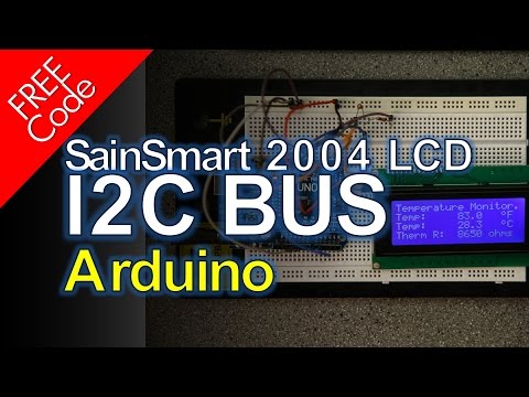 Arduino and a SainSmart 20x 4 LCD W/SAMPLE CODE