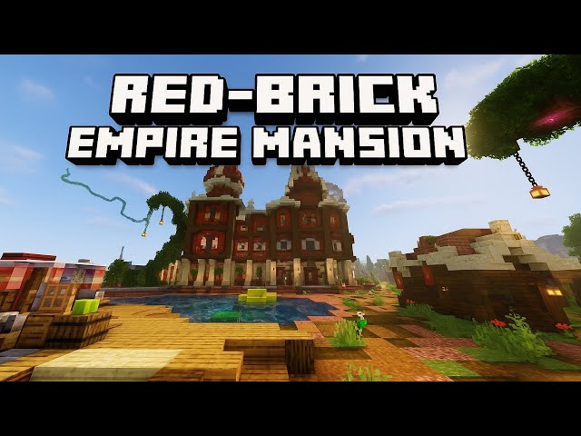 Red Brick Empire Mansion | AmazeMC Minecraft Map