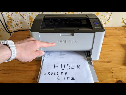 How to Check Samsung Printer FUSER & Roller Life