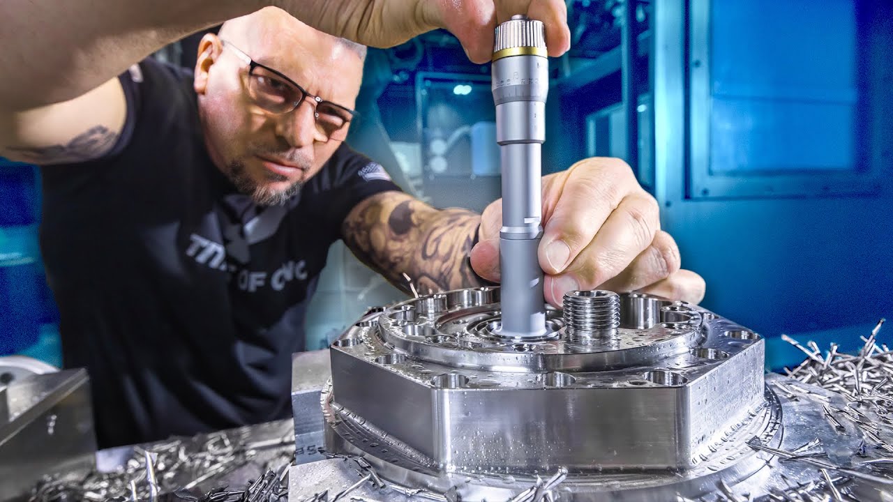 Precision Machining Complex Rocket Part out of Titanium