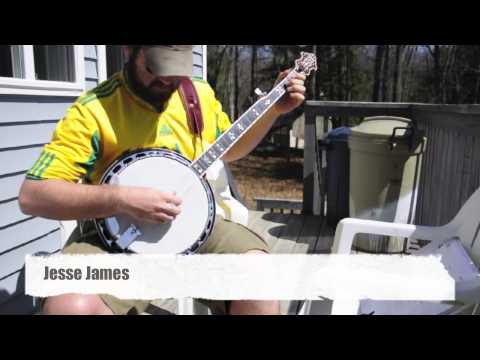 Jesse James bluegrass banjo