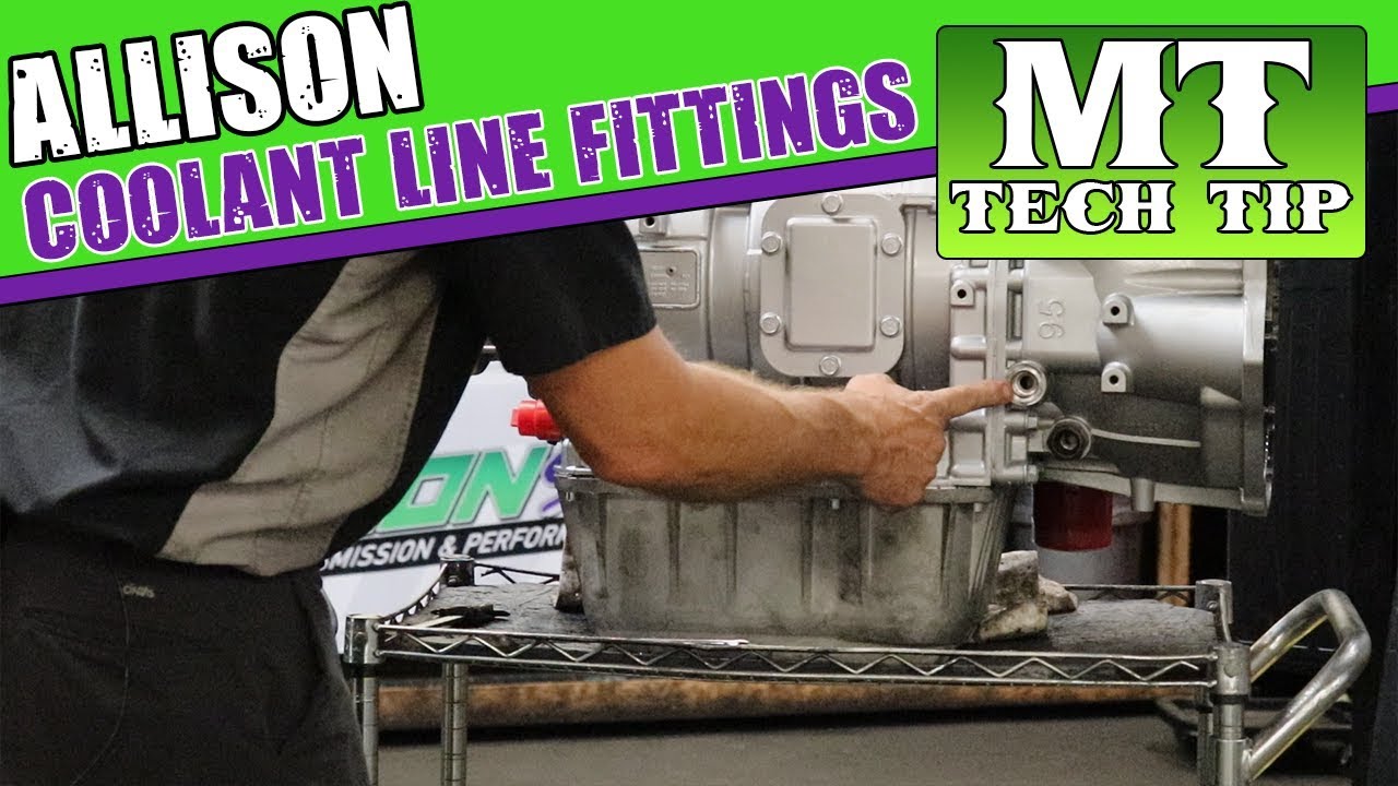 Allison 1000-2000 Coolant Line Fittings