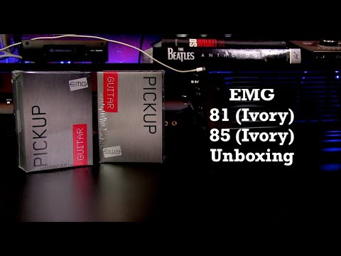 EMG 81/85 Active Humbucker Set - Black | DHL Express Delivery | Reverb