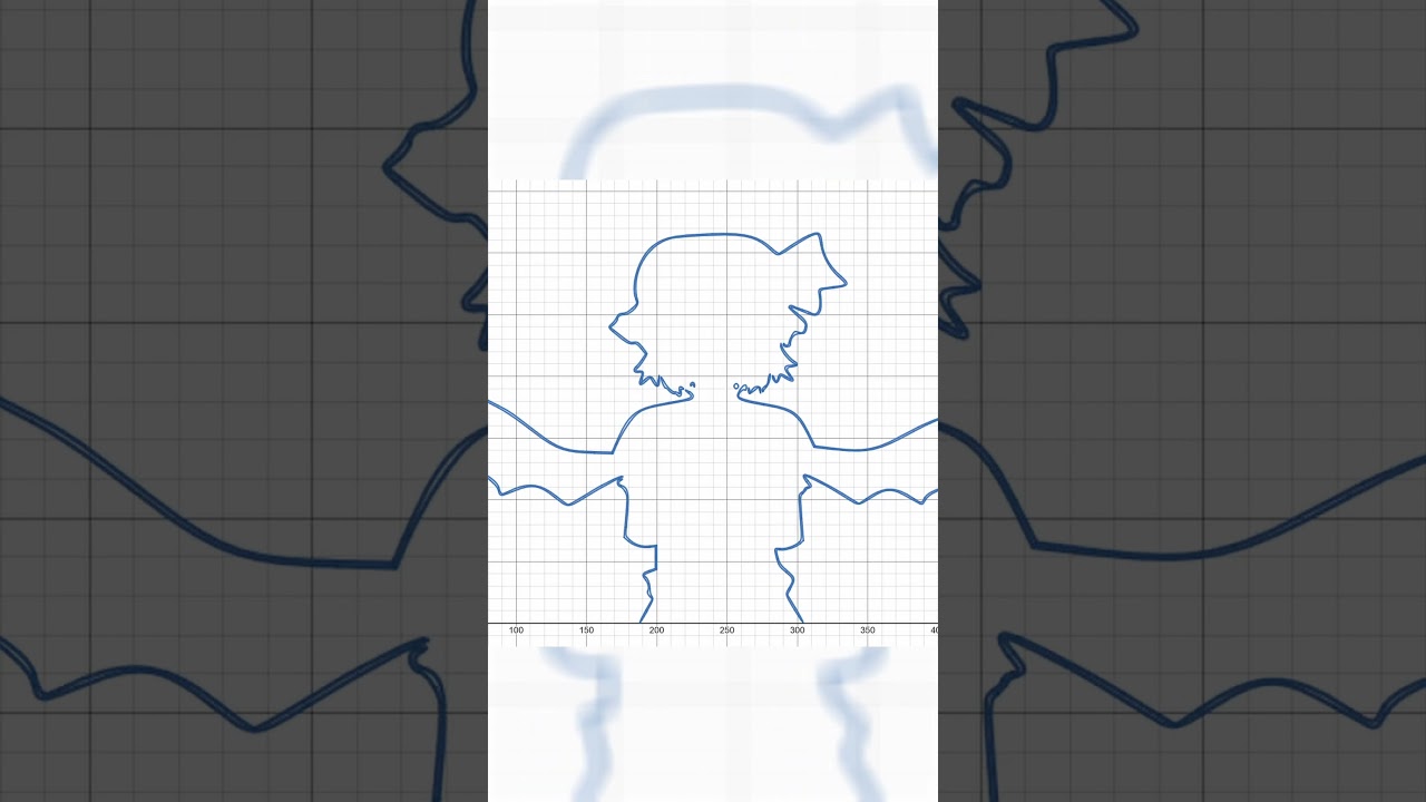 Bad Apple in Desmos Graphing Calculator #badapple #desmos #touhou #shorts
