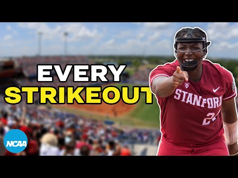 Every NiJaree Canady strikeout in the Women's College World Series (2023-24)