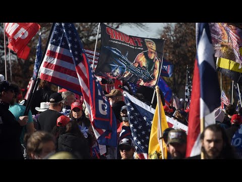 Trump supporters march in Washington to contest vote result